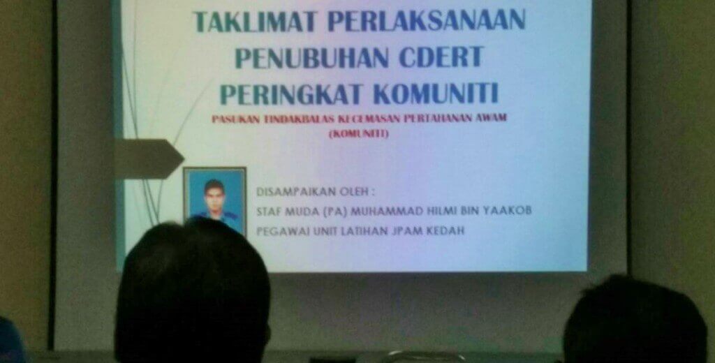 Penubuhan CDERT Peringkat Komuniti Daerah Pendang - Malaysiaaktif