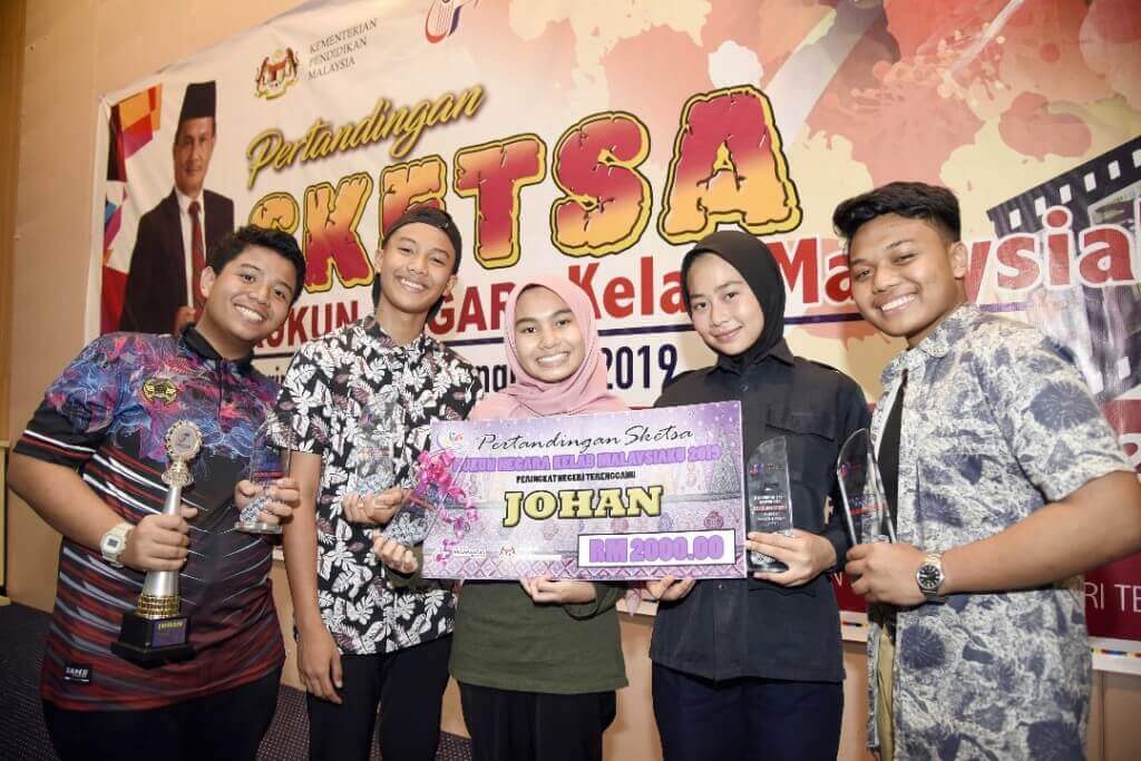 SM Sains Sultan Mahmud Juara Sketsa - Malaysiaaktif