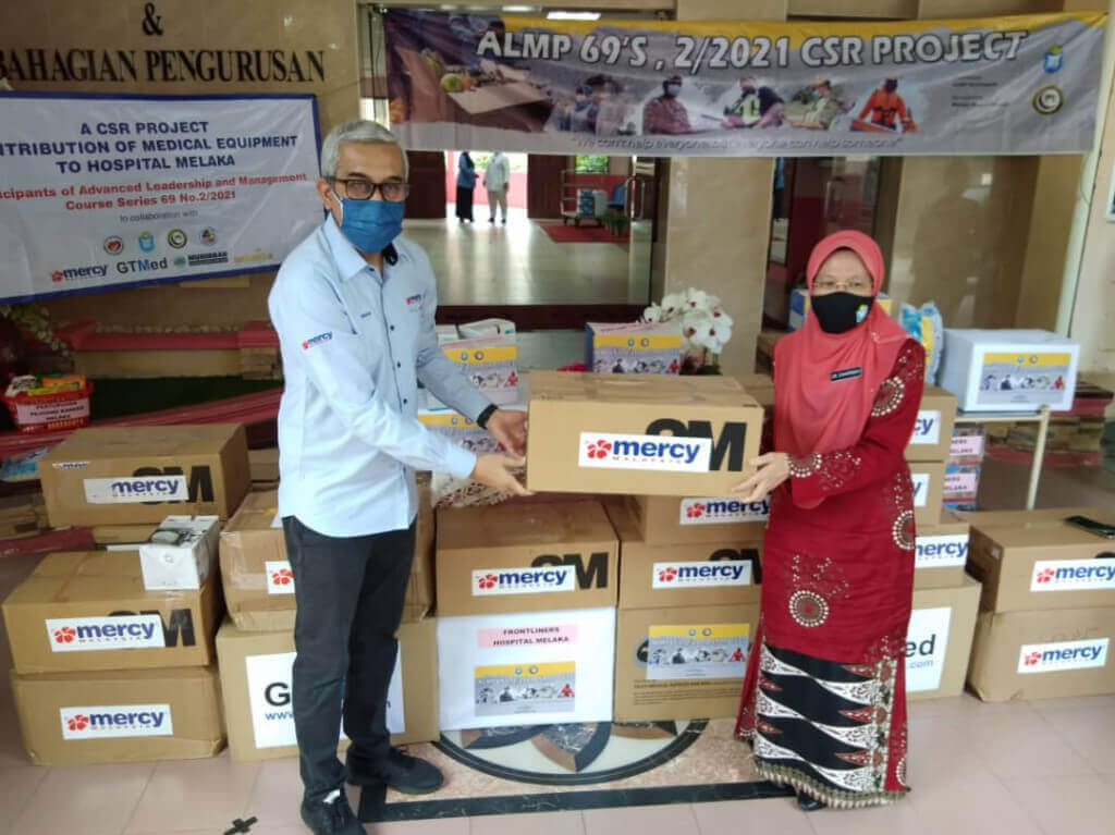 Hospital Melaka Terima Sumbangan MERCY Malaysia - Malaysiaaktif