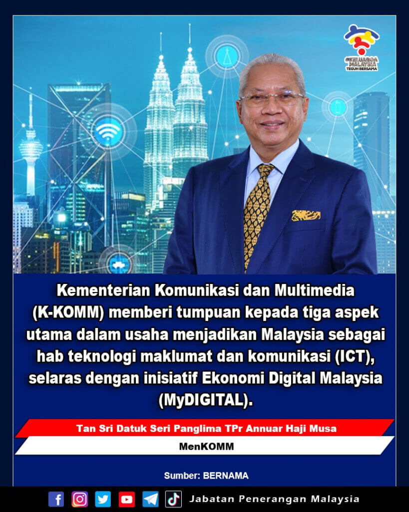 Kementerian Komunikasi Dan Multimedia (K-KOMM) Memberi Tumpuan Kepada ...