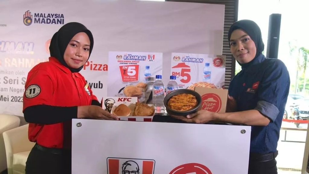 KFC, Pizza Hut Kini Tawar Menu Rahmah - Malaysiaaktif