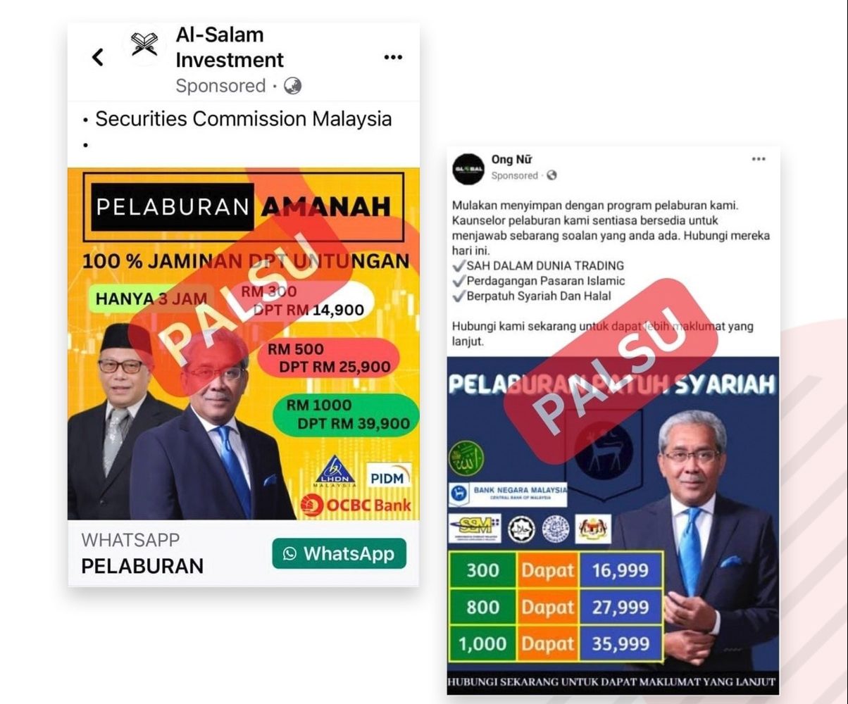 Poster Yang Tular Di Media Sosial Dengan Tajuk ‘Pelaburan Amanah’ Dan ...