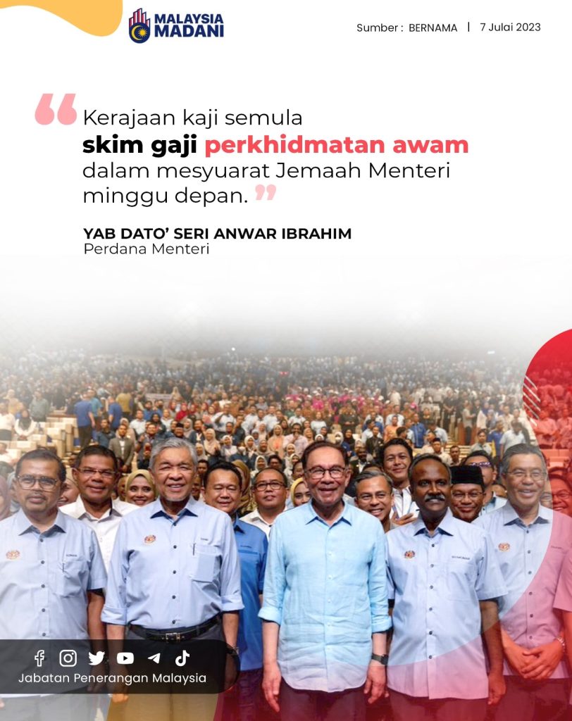 Kerajaan Kaji Semula Skim Gaji Perkhidmatan Awam Dalam Mesyuarat Jemaah Menteri Minggu Depan ...