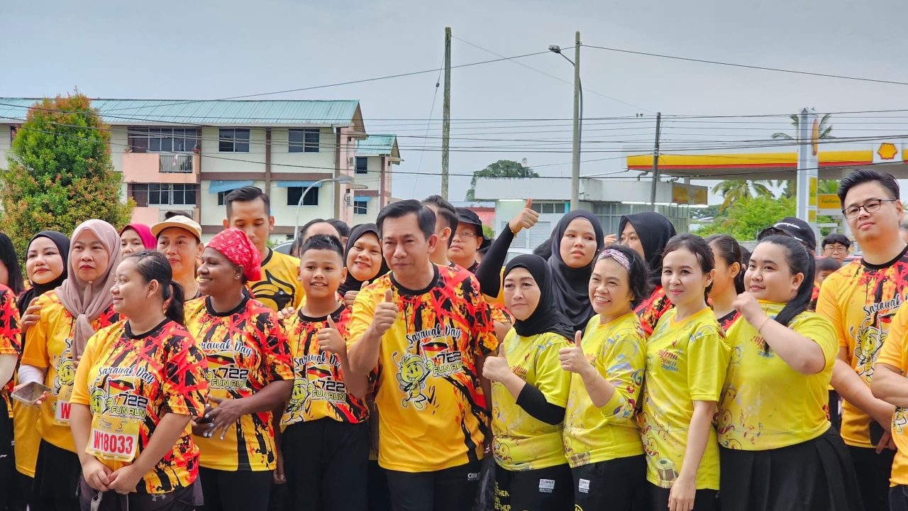 Sarawak Day Fun Run 2024 Sempena Sambutan Hari Sarawak Berlangsung ...