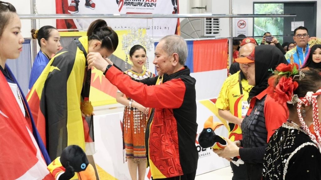 Stephanie Ngu Chai Ern Raih Pingat Emas Pertama SUKMA Sarawak 2024 - Malaysiaaktif