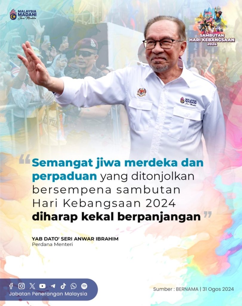 Semangat Jiwa Merdeka Dan Perpaduan Yang Ditonjolkan Bersempena Sambutan Hari Kebangsaan 2024 ...