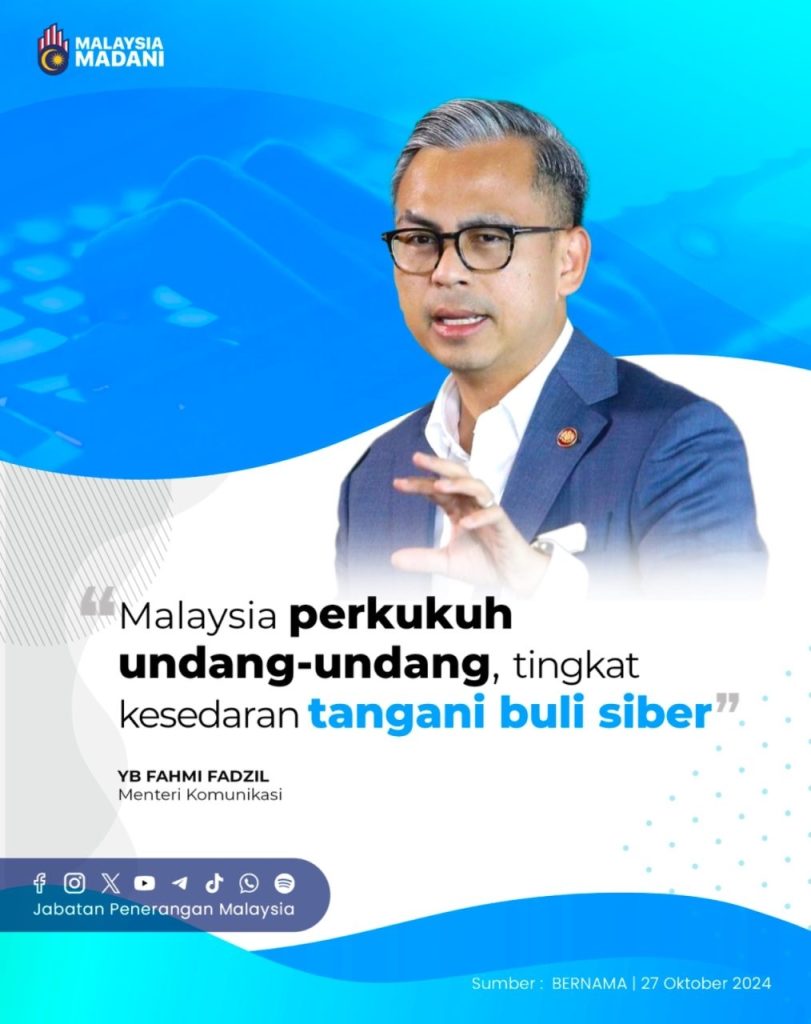 Malaysia Perkukuh Undang-Undang, Tingkat Kesedaran Tangani Buli Siber - Malaysiaaktif