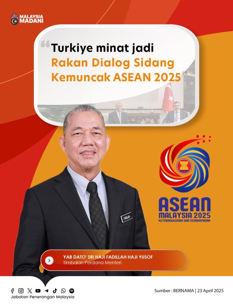 Türkiye Minat Jadi Rakan Dialog Sidang Kemuncak ASEAN 2025 - Malaysiaaktif