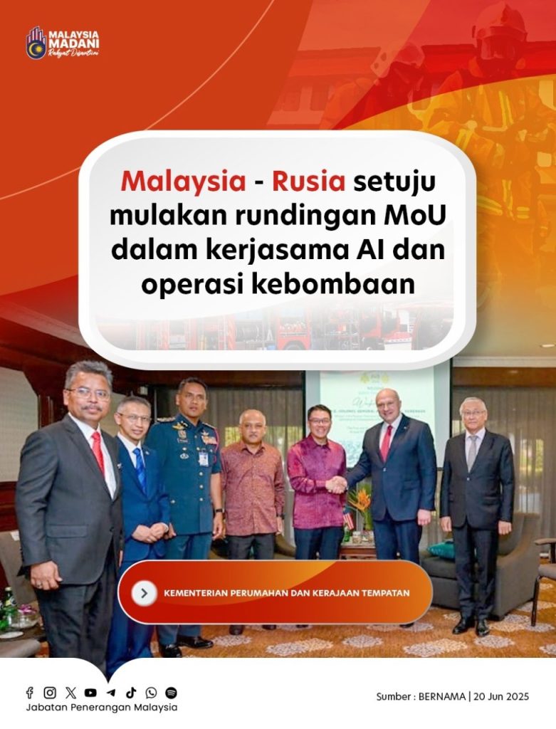 Malaysia - Rusia Setuju Mulakan Rundingan MoU Dalam Kerjasama AI Dan ...