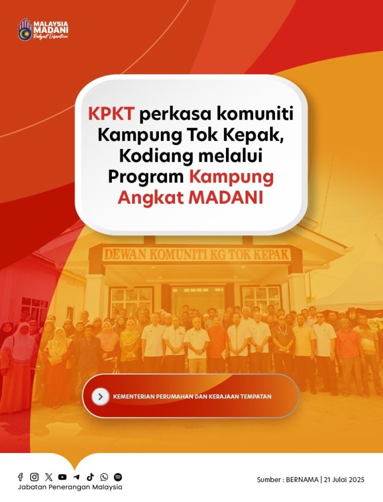 KPKT Perkasa Komuniti Kampung Tok Kepak, Kodiang Melalui Program ...