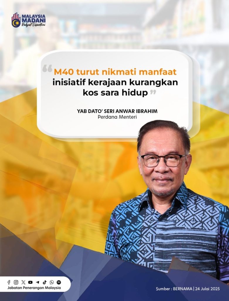 M40 Turut Nikmati Manfaat Inisiatif Kerajaan Kurangkan Kos Sara Hidup ...