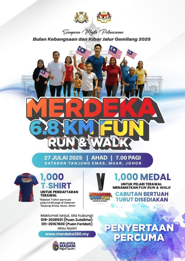 Merdeka 6.8 KM Fun Run & Walk - Malaysiaaktif