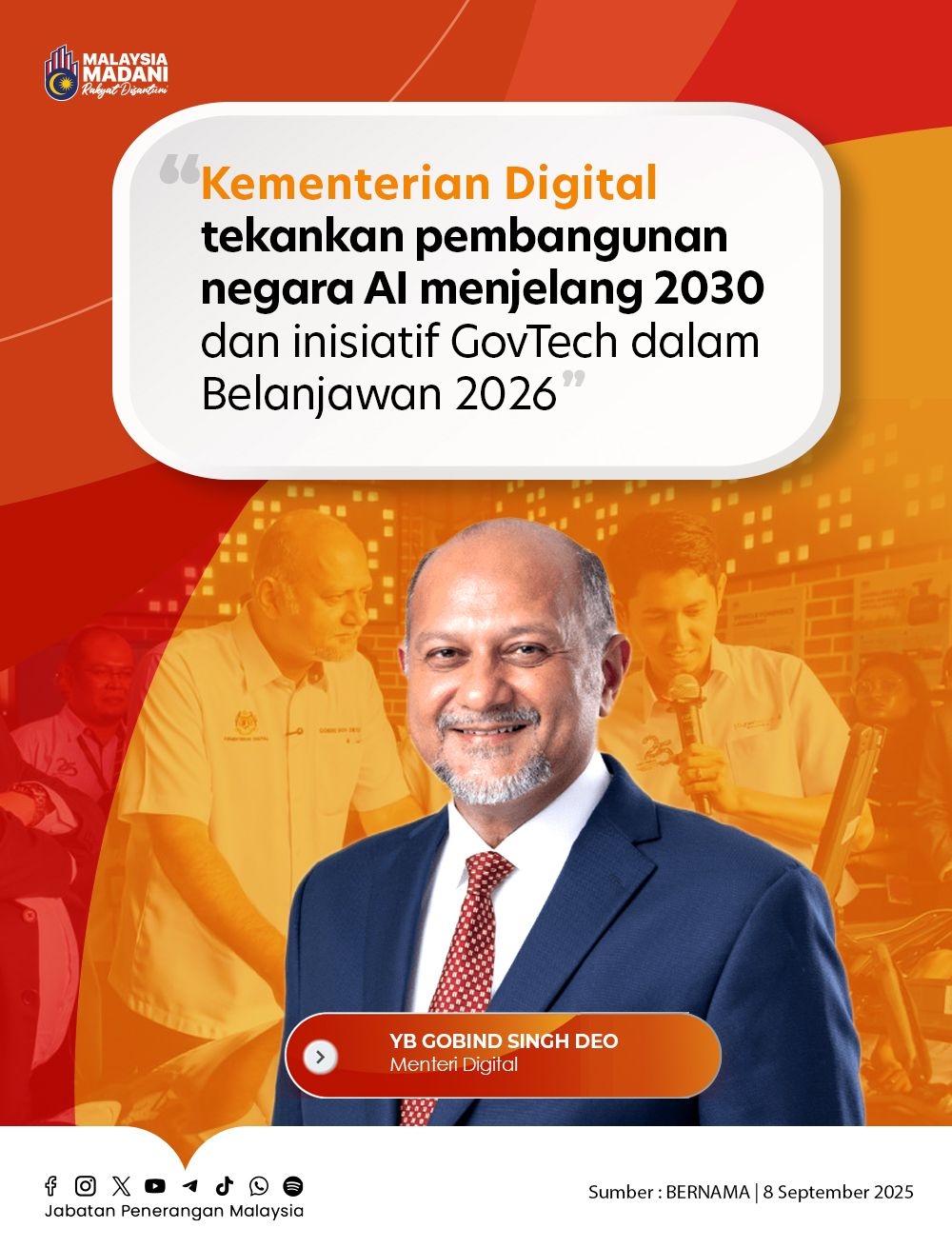 Kementerian Digital Tekankan Pembangunan Negara AI Menjelang 2030 Dan ...
