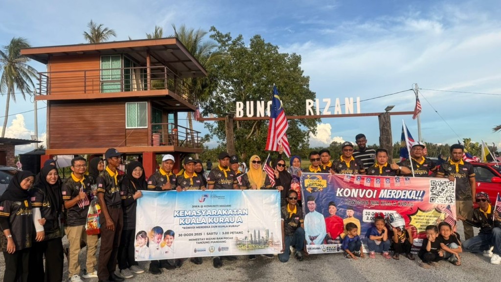 Konvoi Merdeka Gelorakan Semangat Patriotik Penduduk Kuala Kurau - Malaysiaaktif