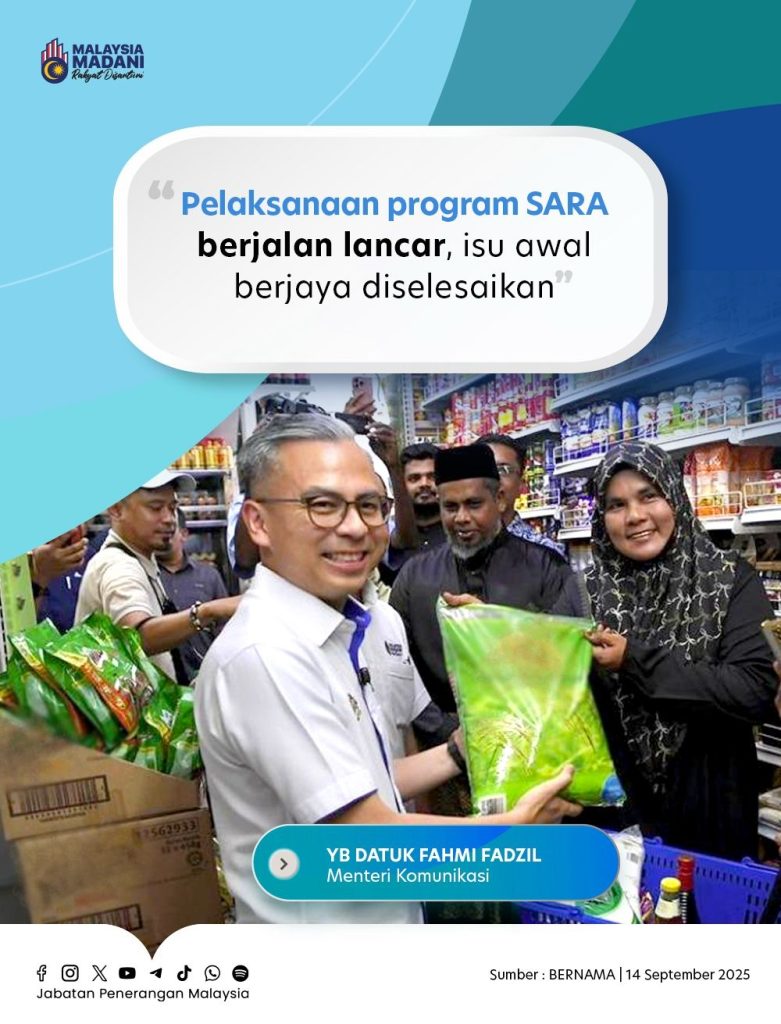 Pelaksanaan Program SARA Berjalan Lancar, Isu Awal Berjaya Diselesaikan ...