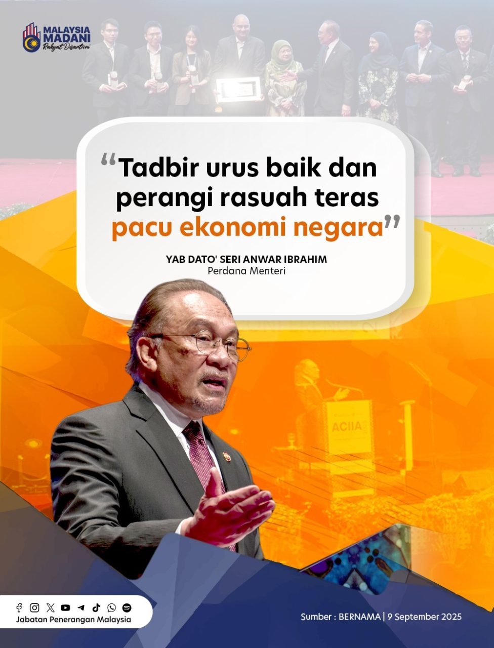 Tadbir Urus Baik Dan Perangi Rasuah Teras Pacu Ekonomi Negara ...