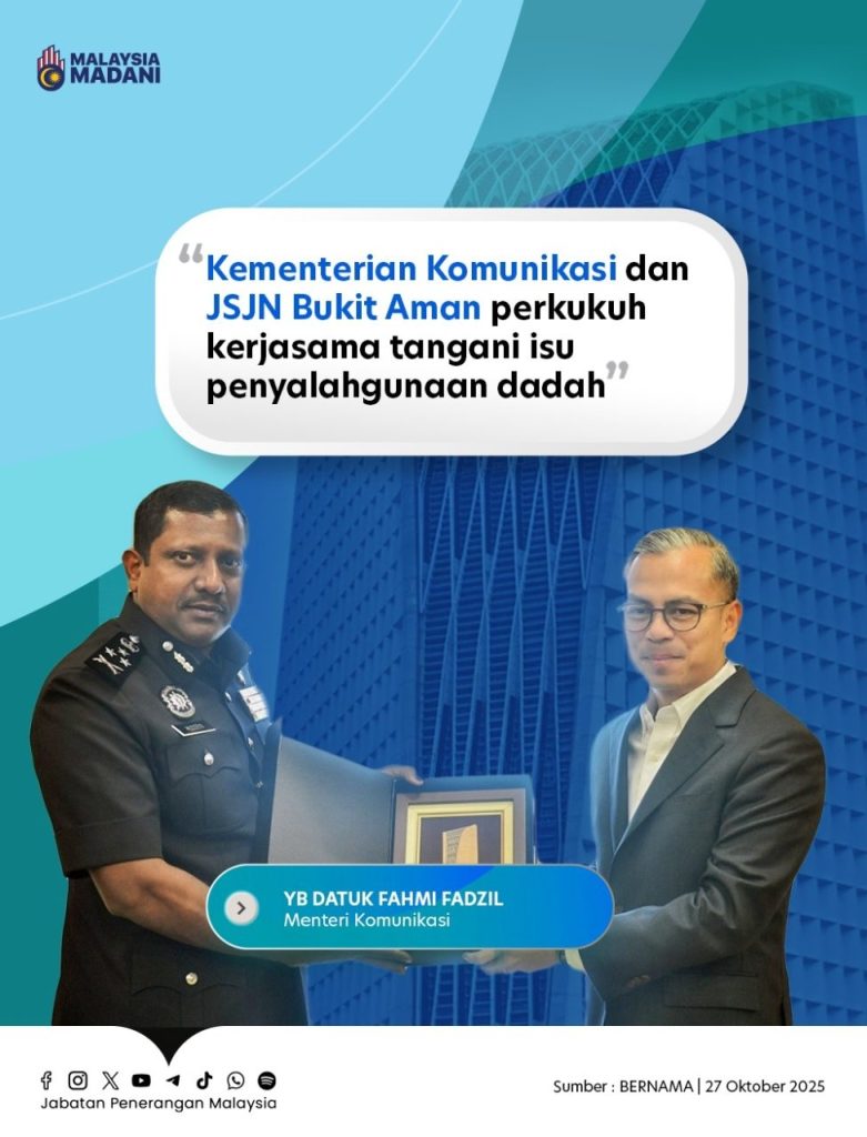 Kementerian Komunikasi Dan JSJN Bukit Aman Perkukuh Kerjasama Tangani ...