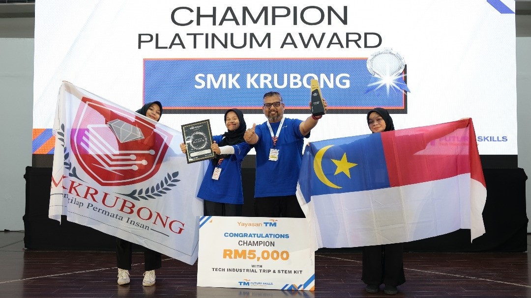 SMK Krubong Juara TM Tech Titans Peringkat Kebangsaan 2025 - Malaysiaaktif